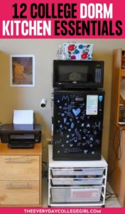 12 Dorm Kitchen Essentials for College Students