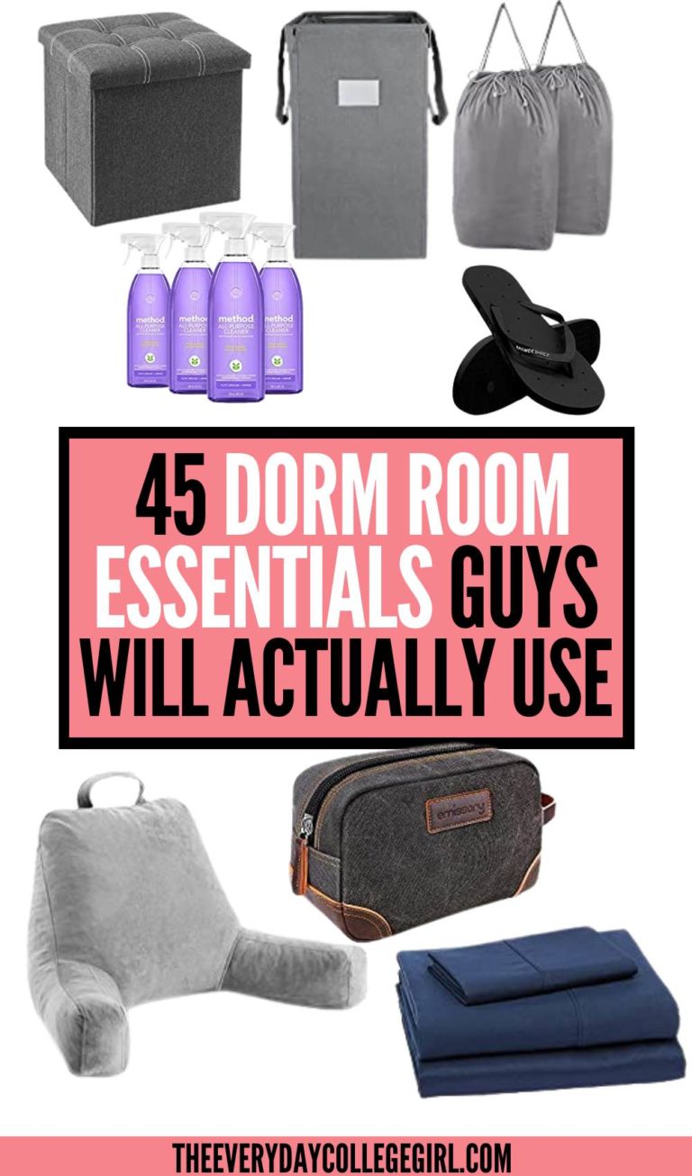 45 Insanely Useful Dorm Room Essentials For Guys